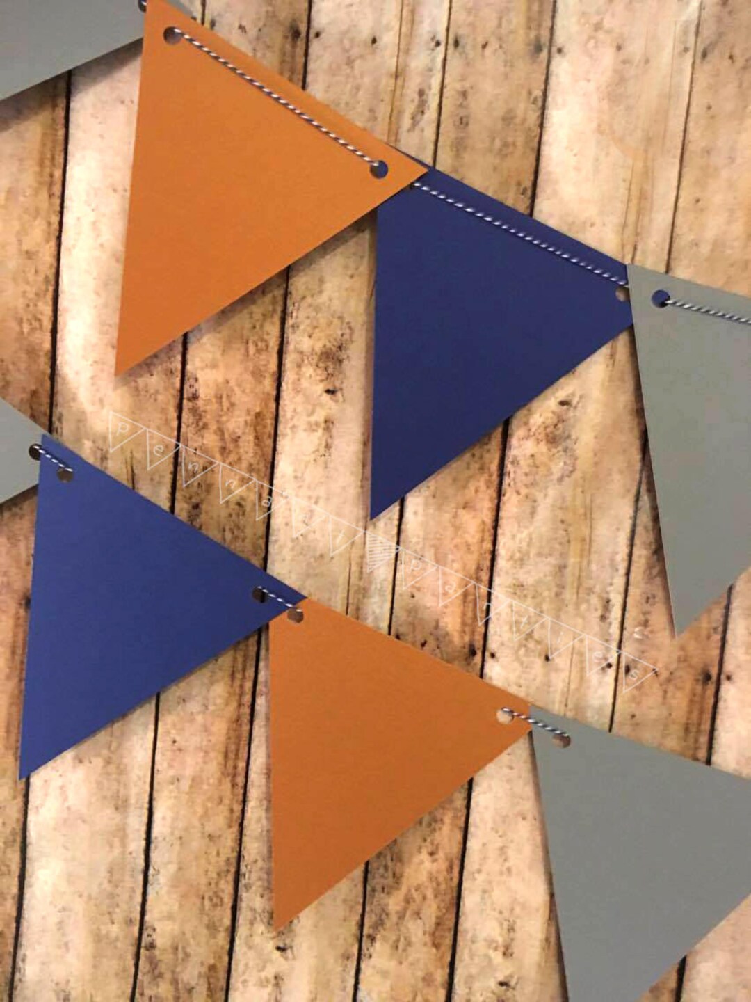 Custom Color Banner, Pennant Banner, Team Color Party Decor, Team Color ...