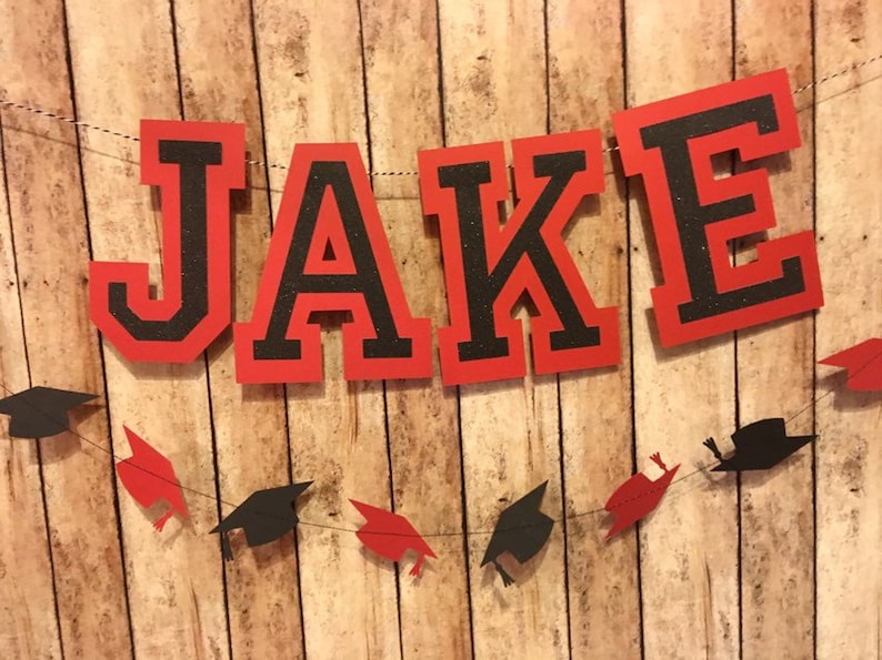 Graduation Banner Congrats Graduate Custom Color Banner Set - Etsy