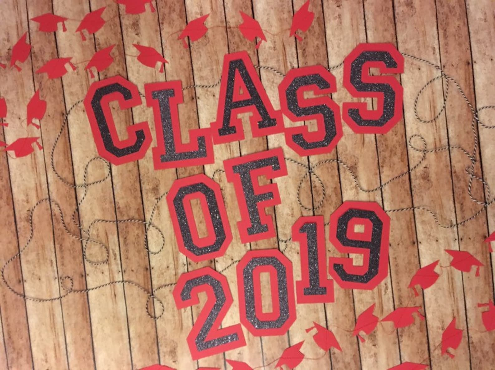 Graduation Cap Garland - Etsy