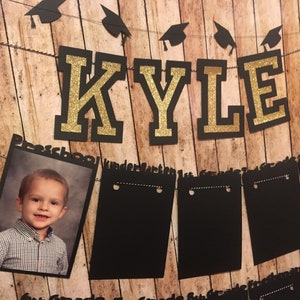 Graduation Banner Set, K-12 Photo Display, Congrats Banner, Graduation ...