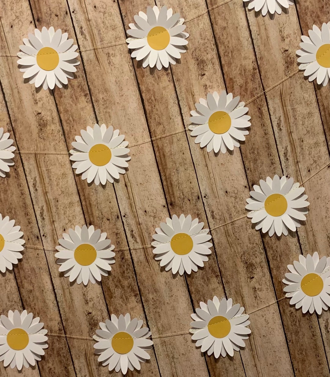Daisy Party Decor Daisy Banner Daisy Theme Party Decorations Retro 70s ...