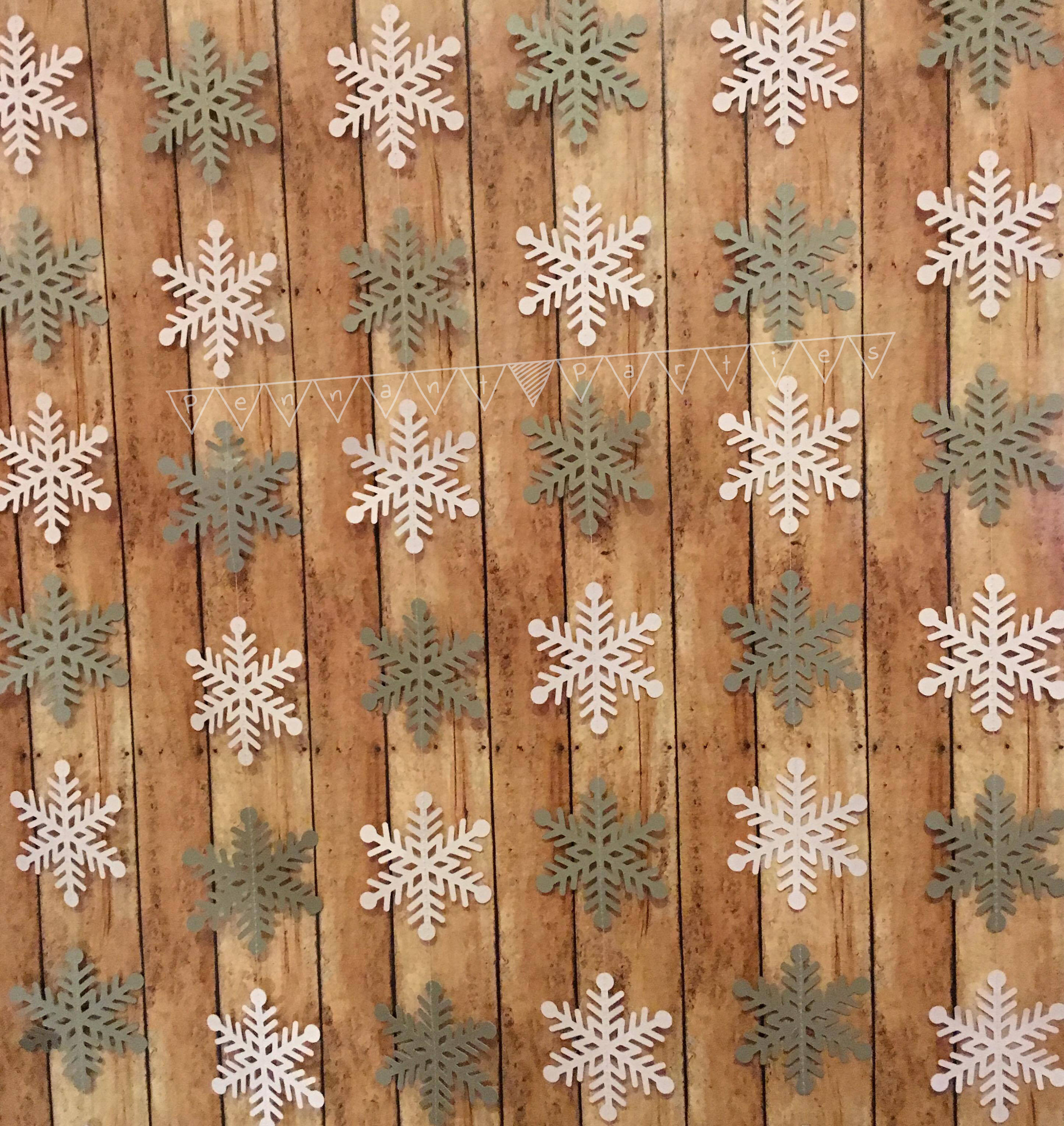 Snowflake Backdrop Table Backdrop Winter Wonderland Theme | Etsy