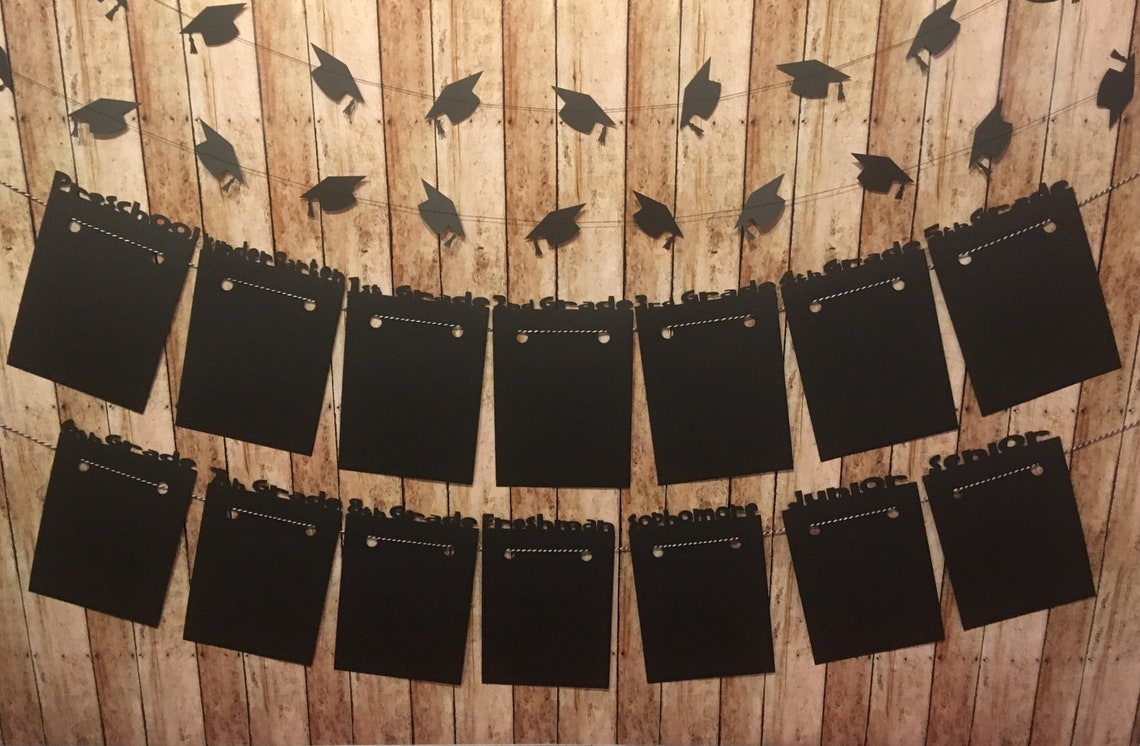 Graduation Banner Set K-12 Photo Display Congrats Banner - Etsy