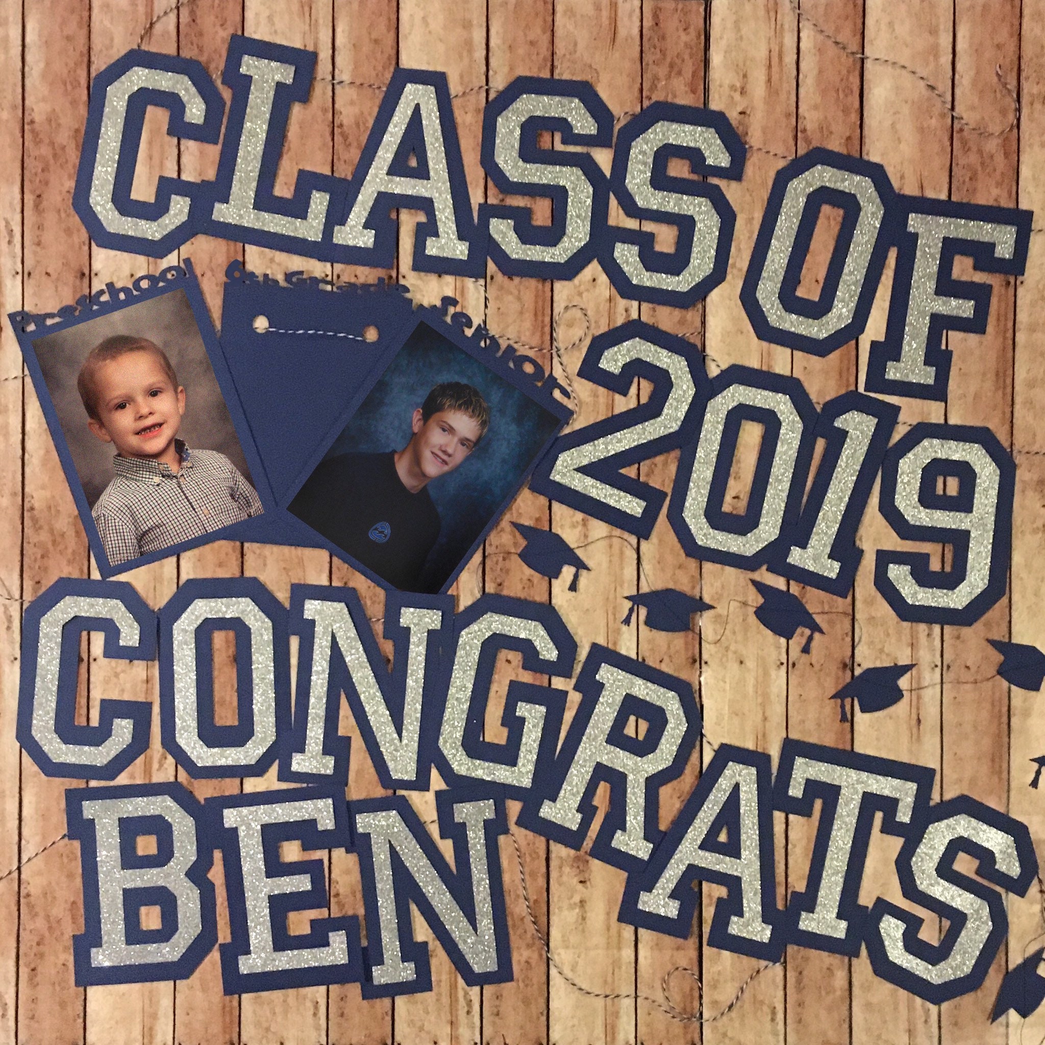 Graduation Banner Set Congrats Graduate Class of 2019 Custom - Etsy