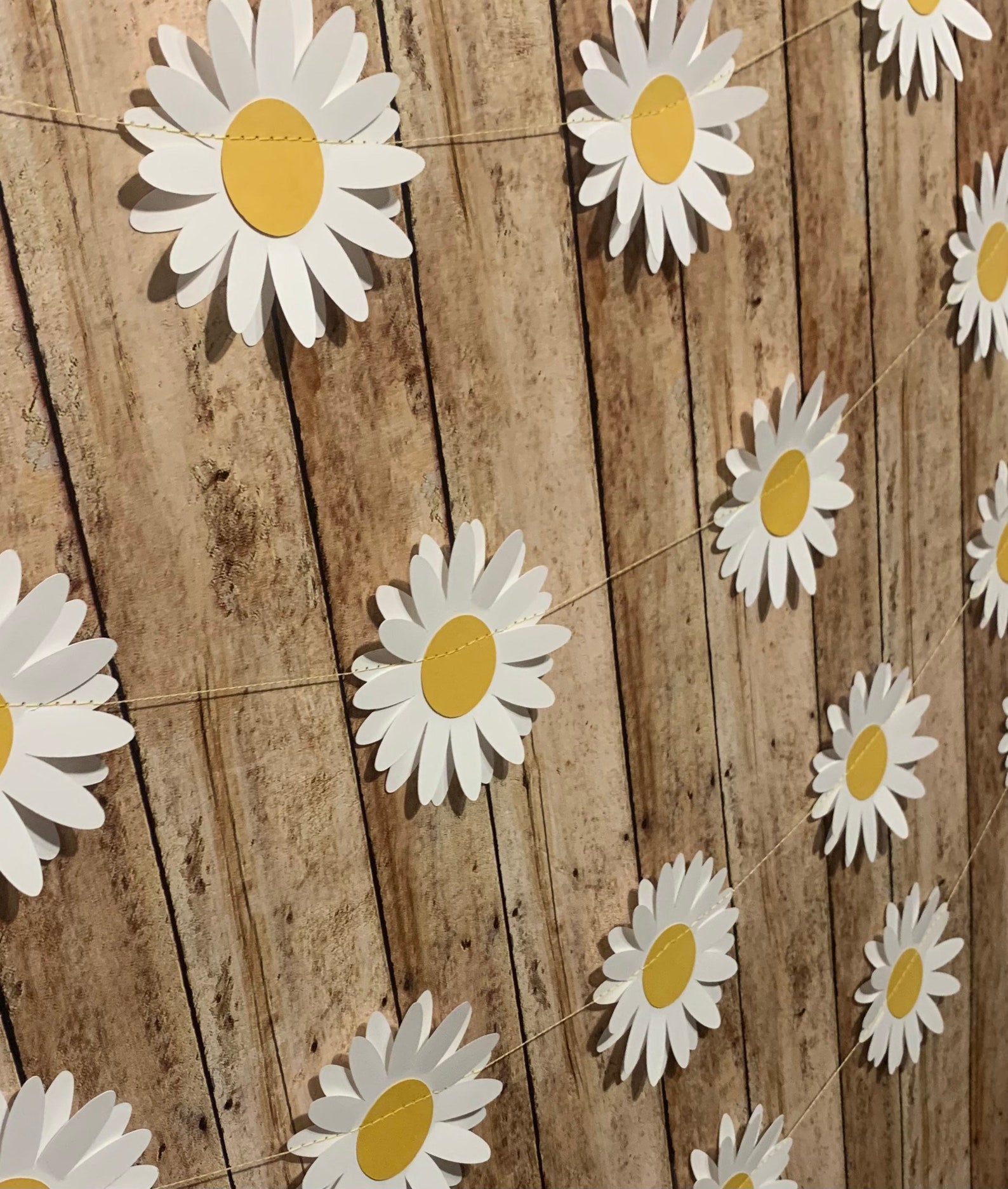 Daisy Party Decor Daisy Banner Daisy Theme Party Decorations - Etsy