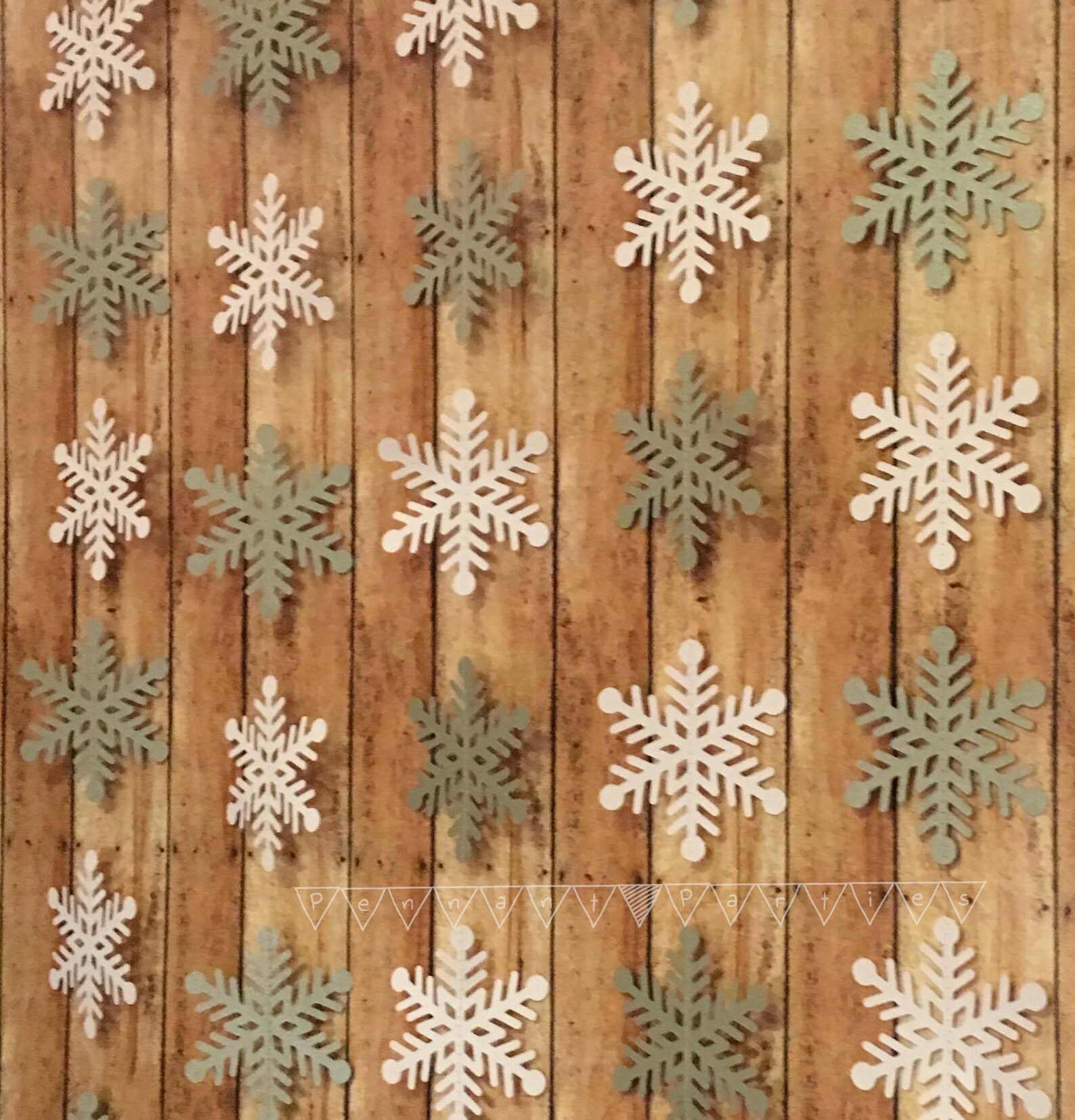 Snowflake Backdrop Table Backdrop Winter Wonderland Theme | Etsy