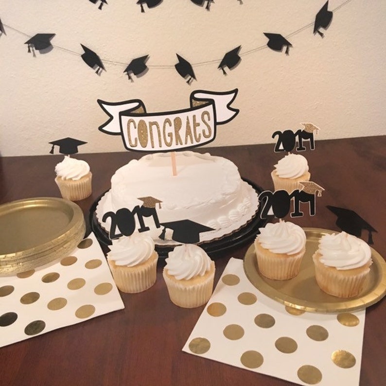 Graduation Decorations Graduation Cake Topper Class of 2019 | Etsy