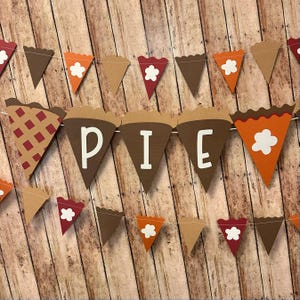 Pie Bar Banner Pie Party Decor Friendsgiving Theme Thanksgiving Dessert ...