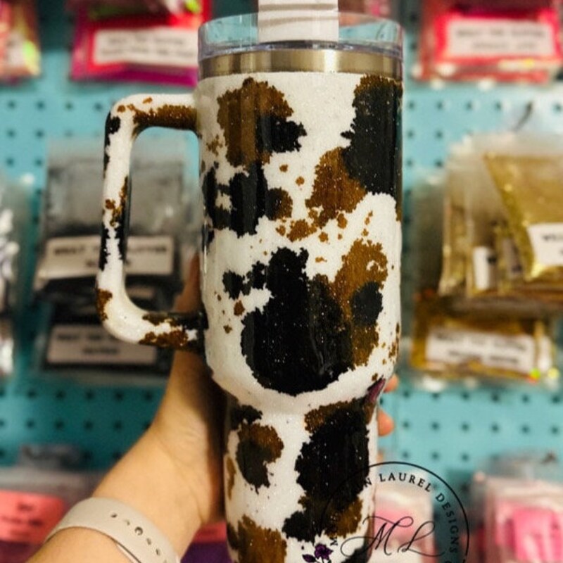 Cow Print Stanley Cup - Etsy