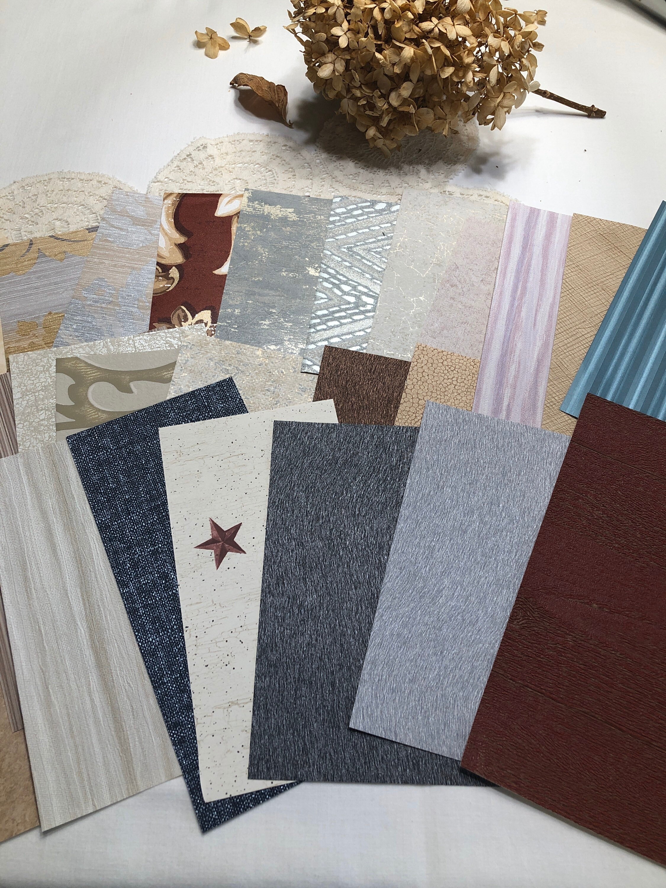 Scrap Pack 24 Wallpaper Scrap Assortment. 012 | Etsy