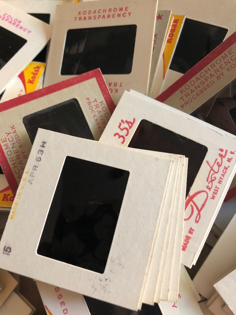 25 Vintage Photo Slides | Etsy