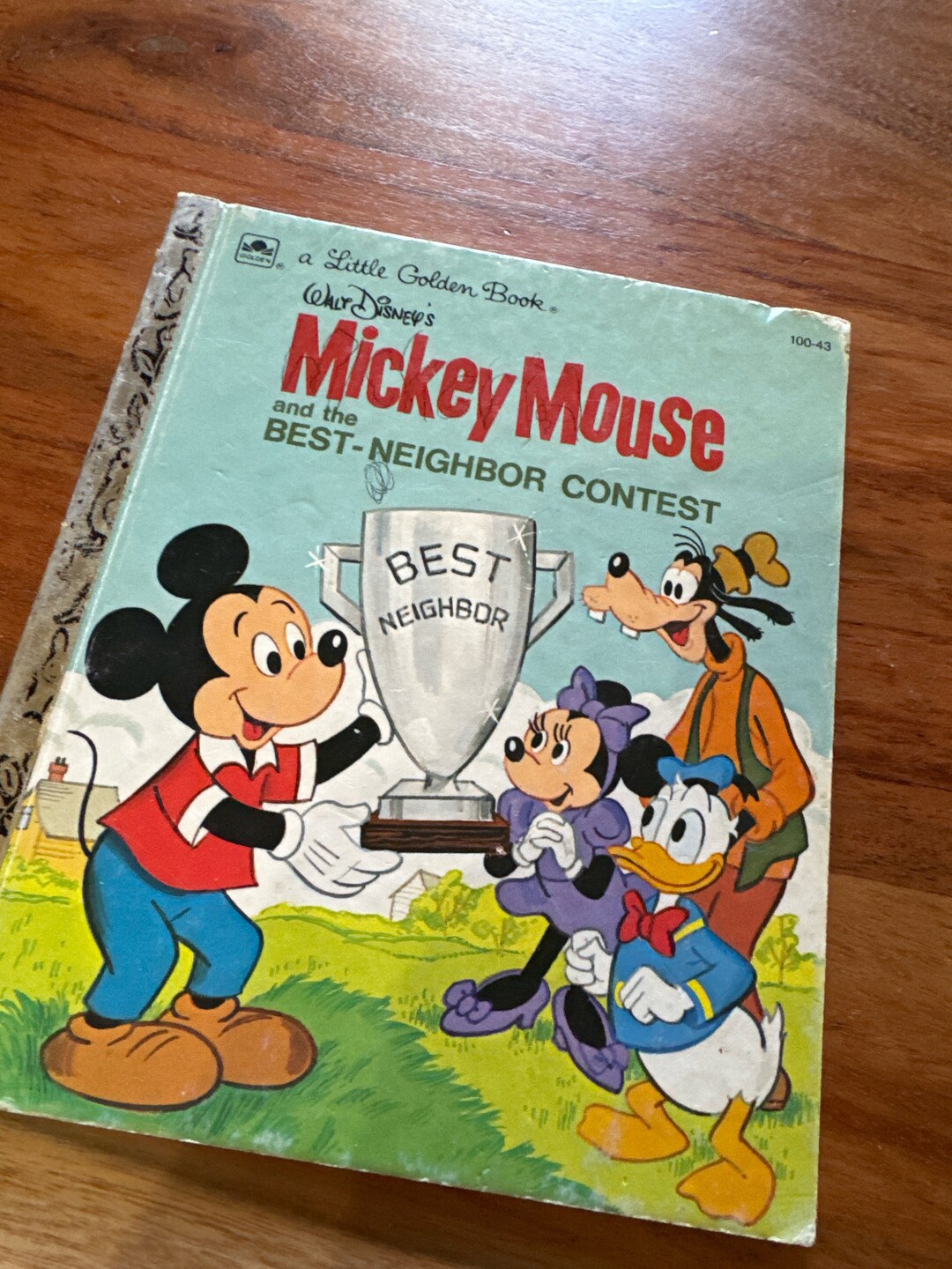 Mickey Mouse and the Best-neighbor Contest (A Little Golden Book) 1977 ...