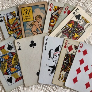 Vintage Playing Cards Set 2 - Etsy