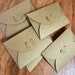 Mini Kraft Envelopes With Heart Closure - Etsy