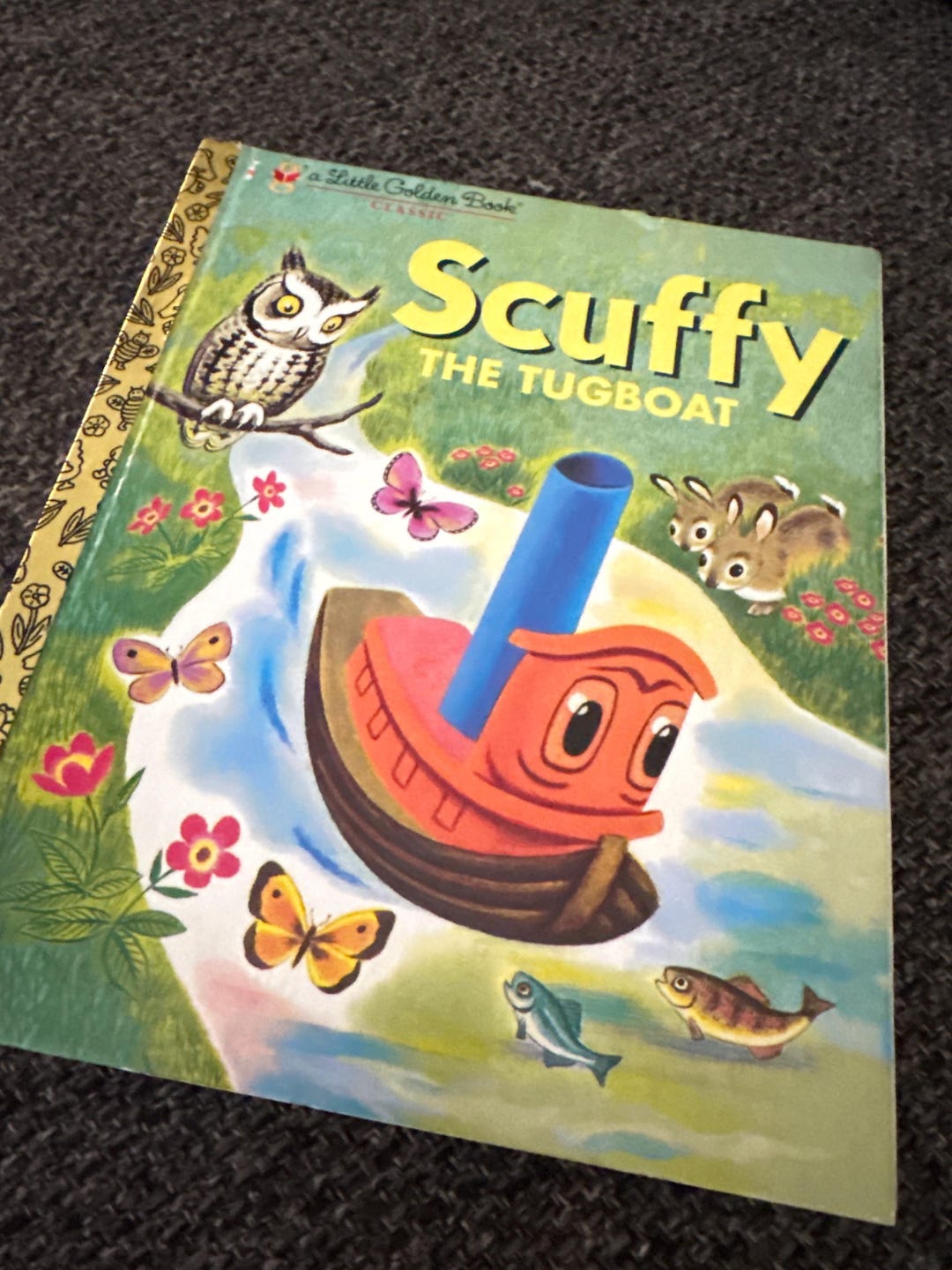Scuffy the Tugboat (little Golden Book) 1983 - Etsy