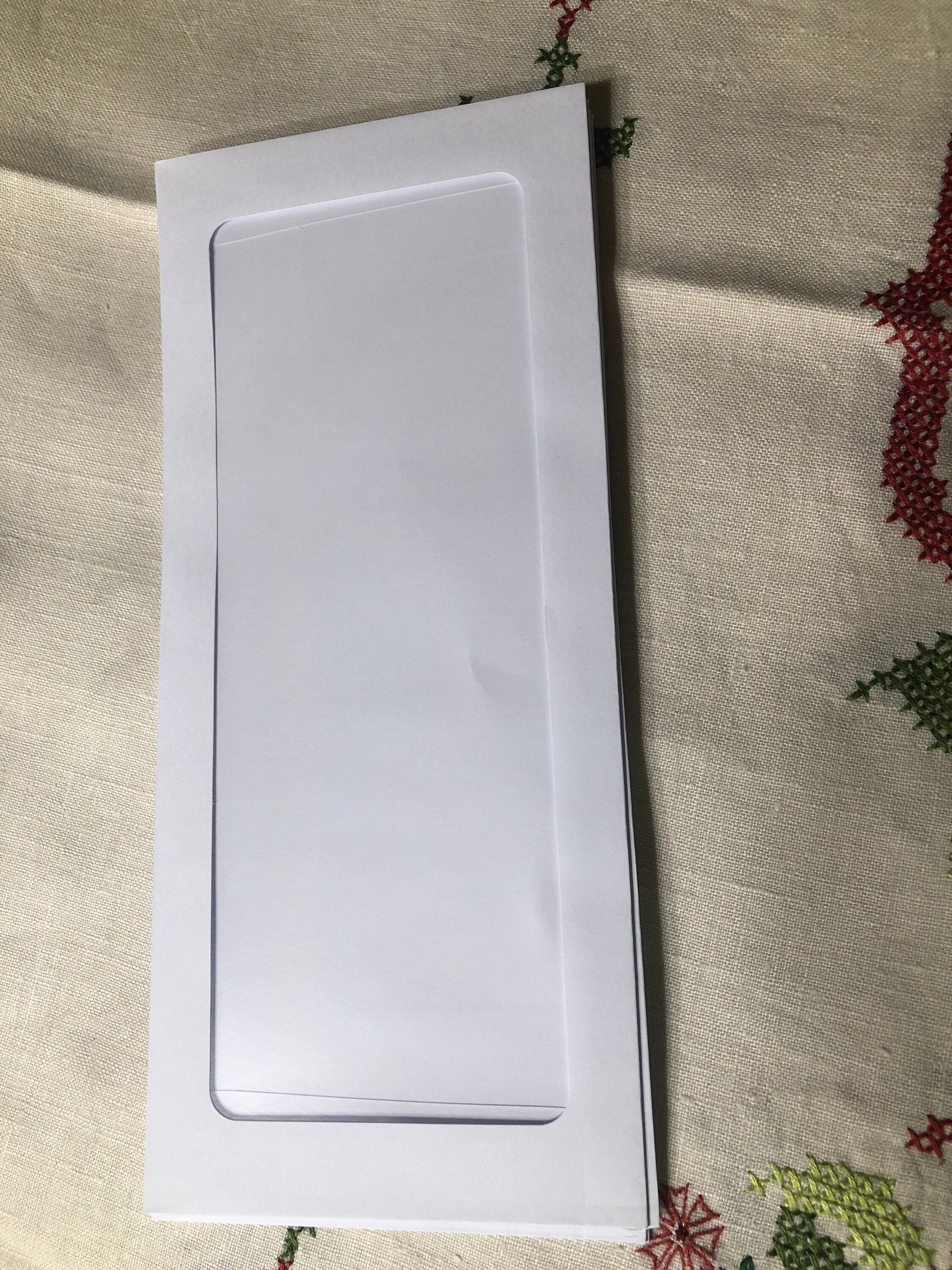 5 Full Window Envelopes | Etsy