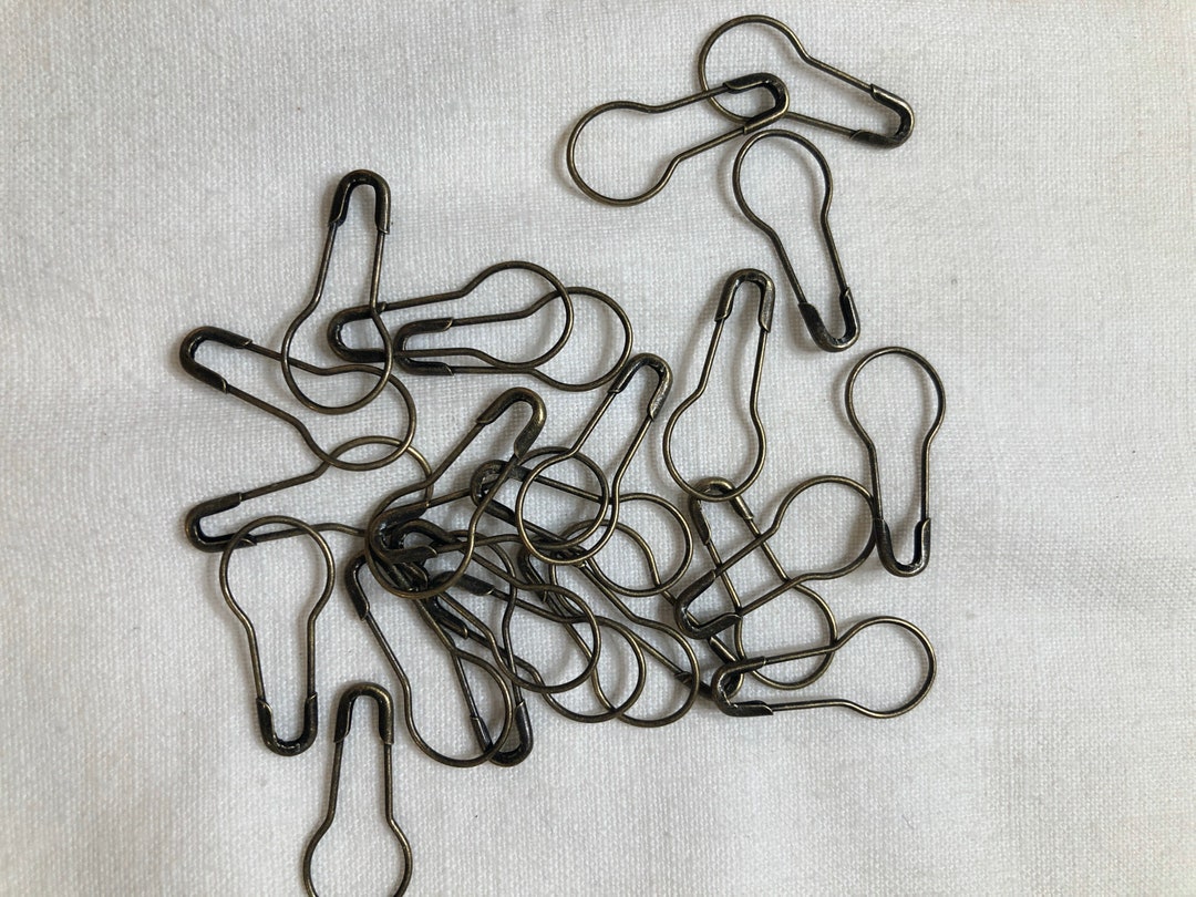 25 Bronze Bulb Garment Pins- Pear Shaped - Etsy