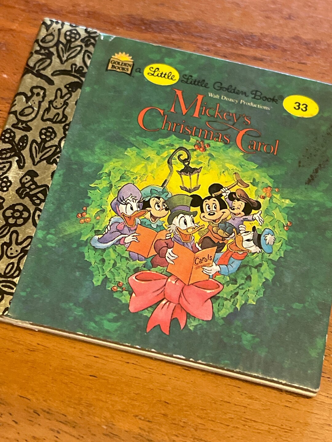 Mickeys Christmas Carol A Tiny Little Golden Book - Etsy