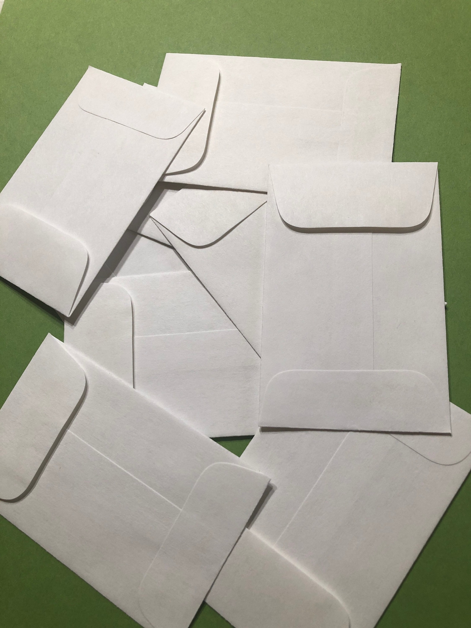 15 White Coin Envelopes | Etsy