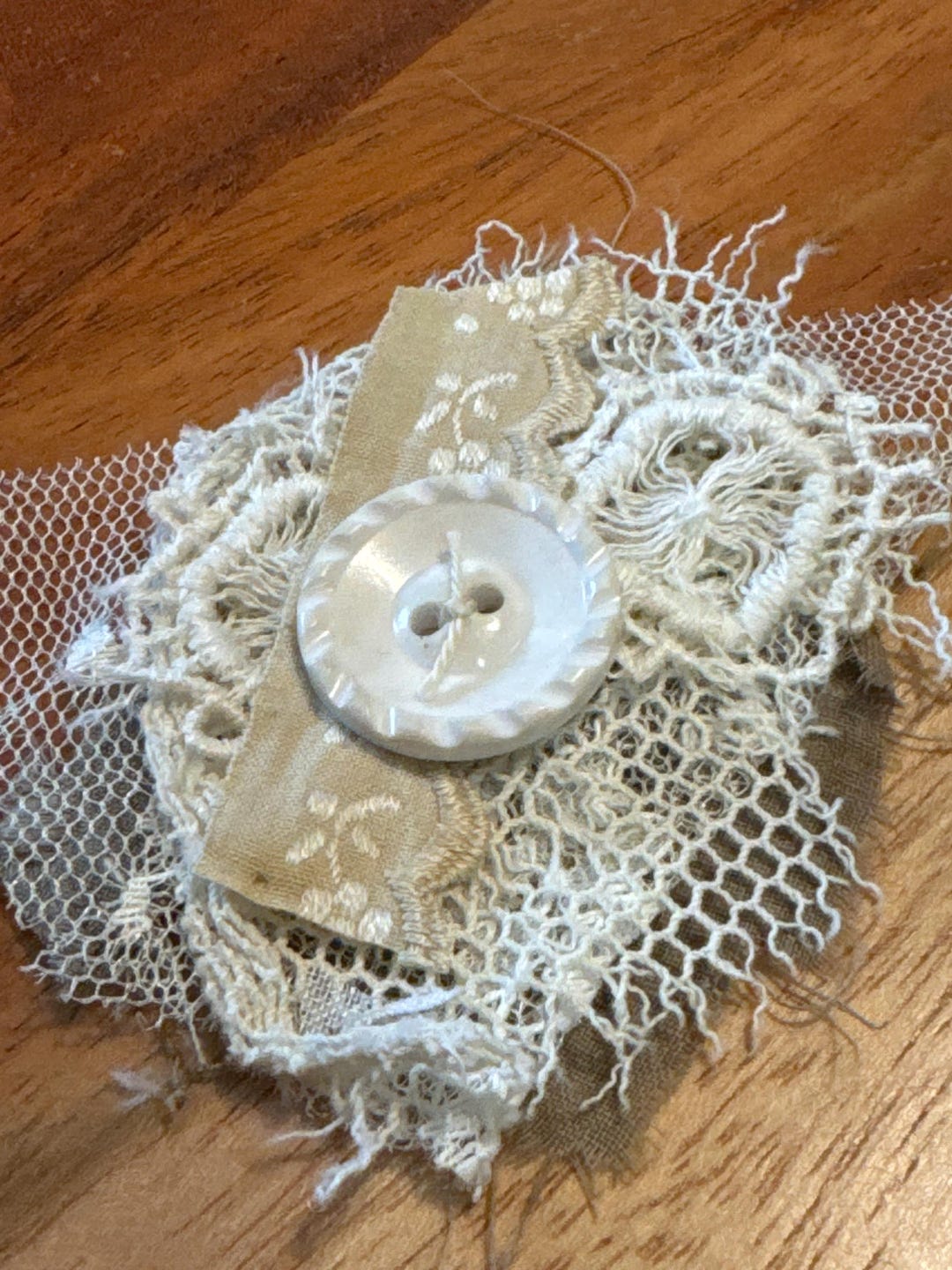 Vintage Lace, Trim and Fabric Clusters, Snippets or Embellishments With ...