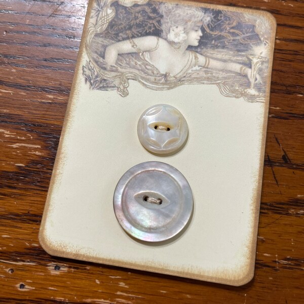 Vintage Button Cards - Etsy