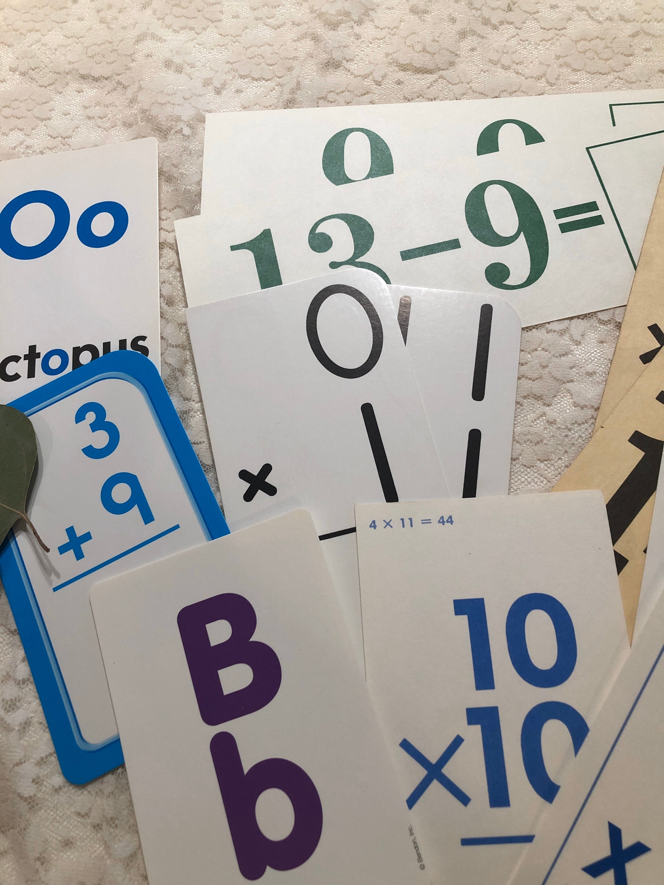 Vintage Flash Cards - Etsy