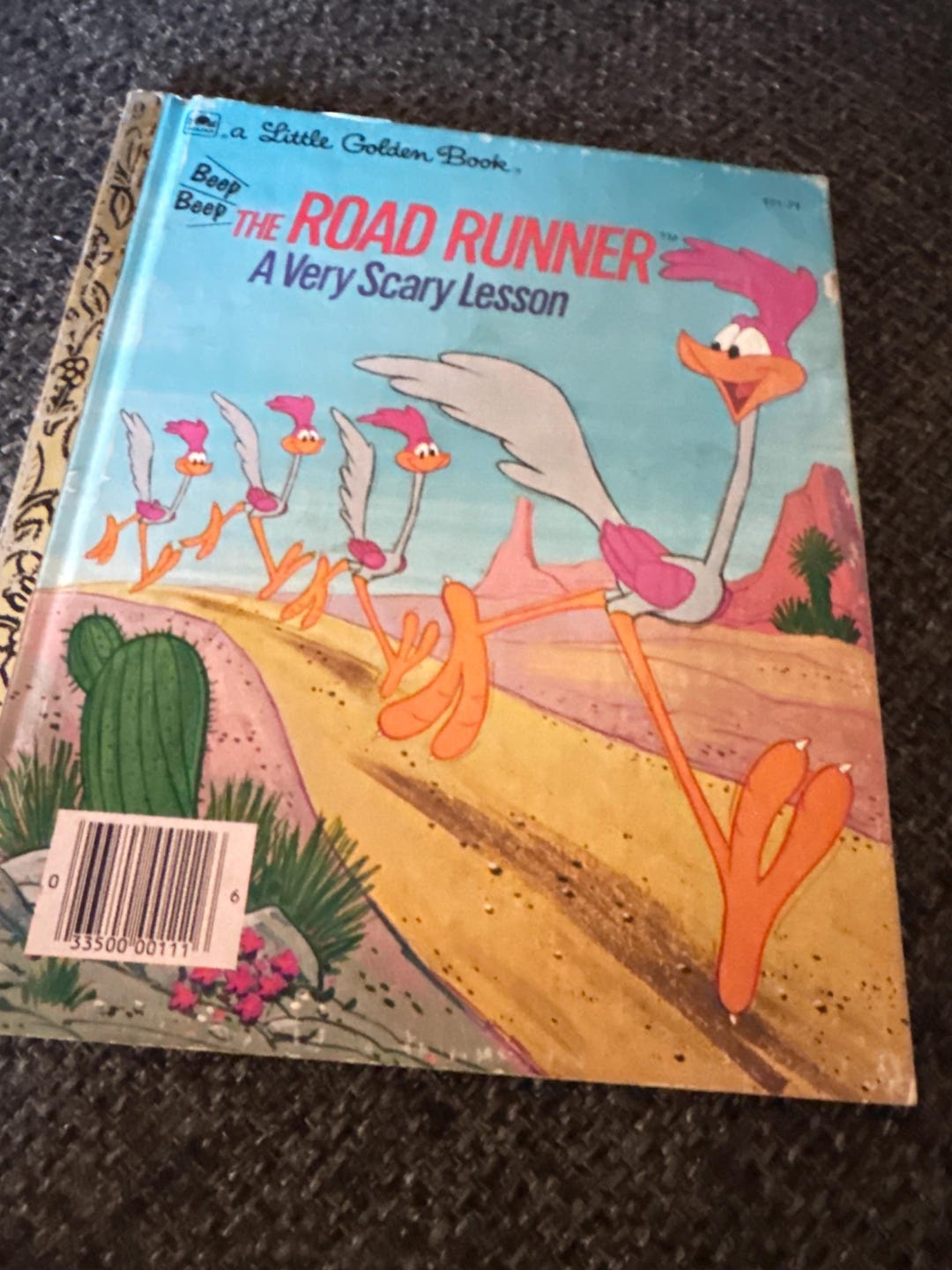 The Road Runner, A Very Scary Lesson (little Golden Book) 1974 - Etsy