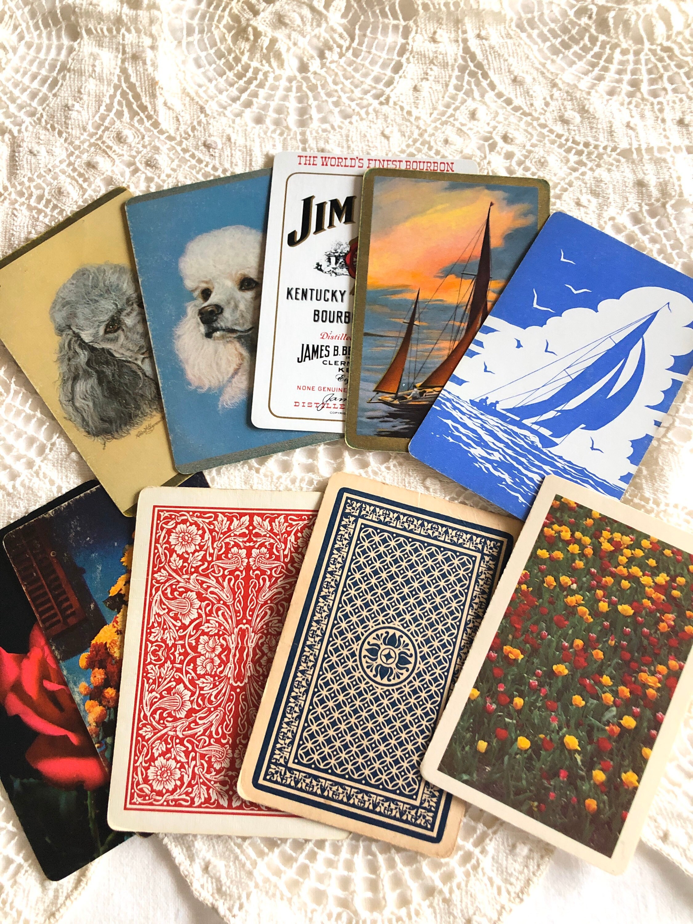 Vintage Playing Cards Set 2 | Etsy