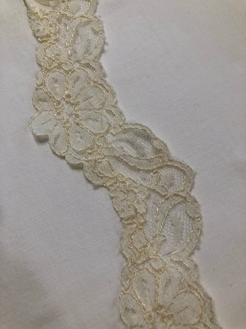 Vintage cream wedding dress lace 018 | Etsy