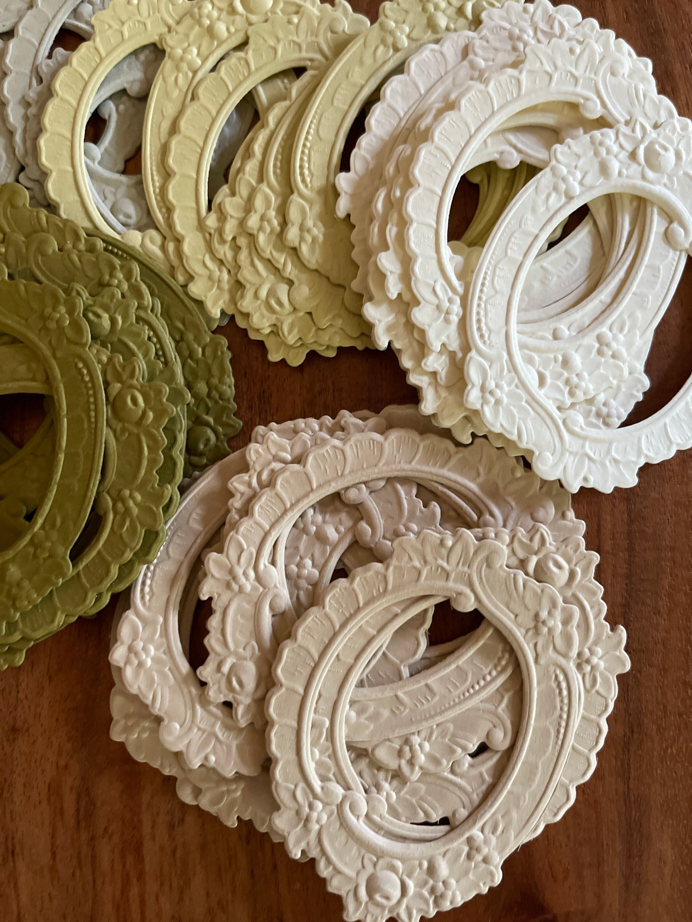 6 Beautiful Embossed Paper Frames For Your Junk Journal Etsy