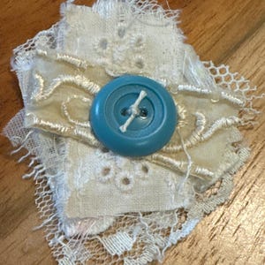 Vintage Lace, Trim and Fabric Clusters, Snippets or Embellishments With ...