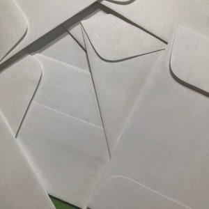15 White Coin Envelopes - Etsy