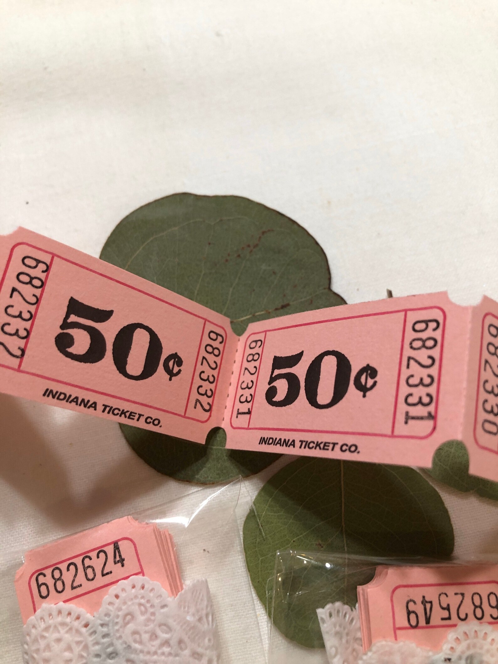 25 Pink Tickets - Etsy