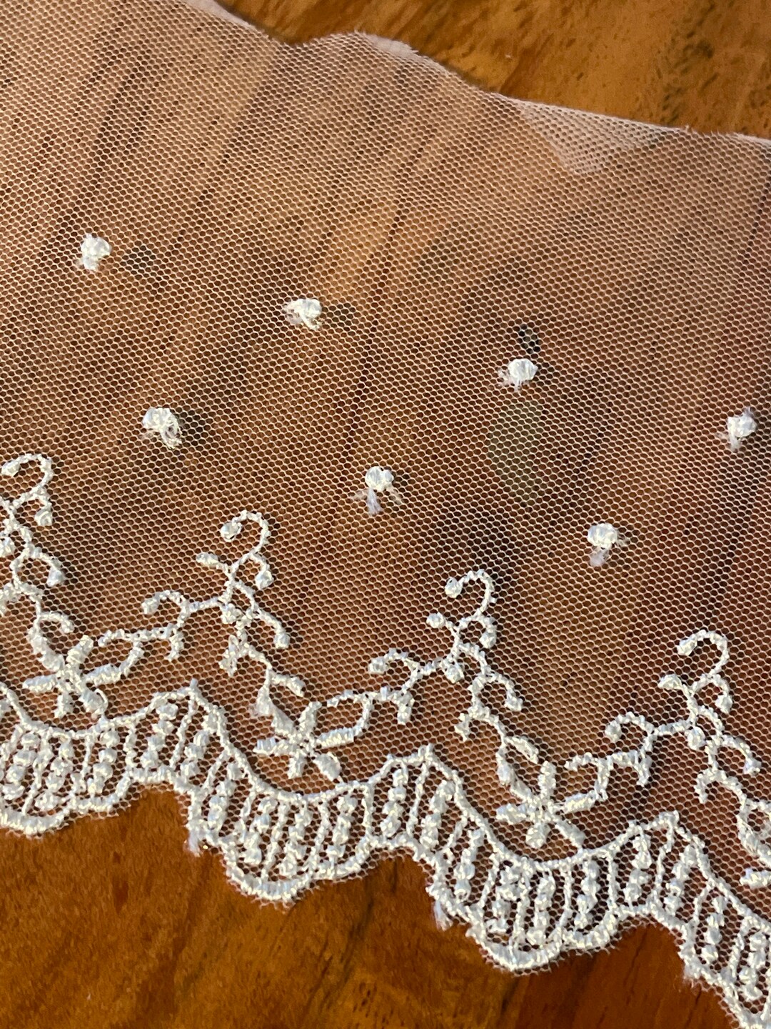 White Sheer Flat Lace 825 - Etsy