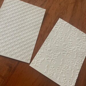 10 Beautiful Cream Colored Embossed Papers Set #1 - Etsy