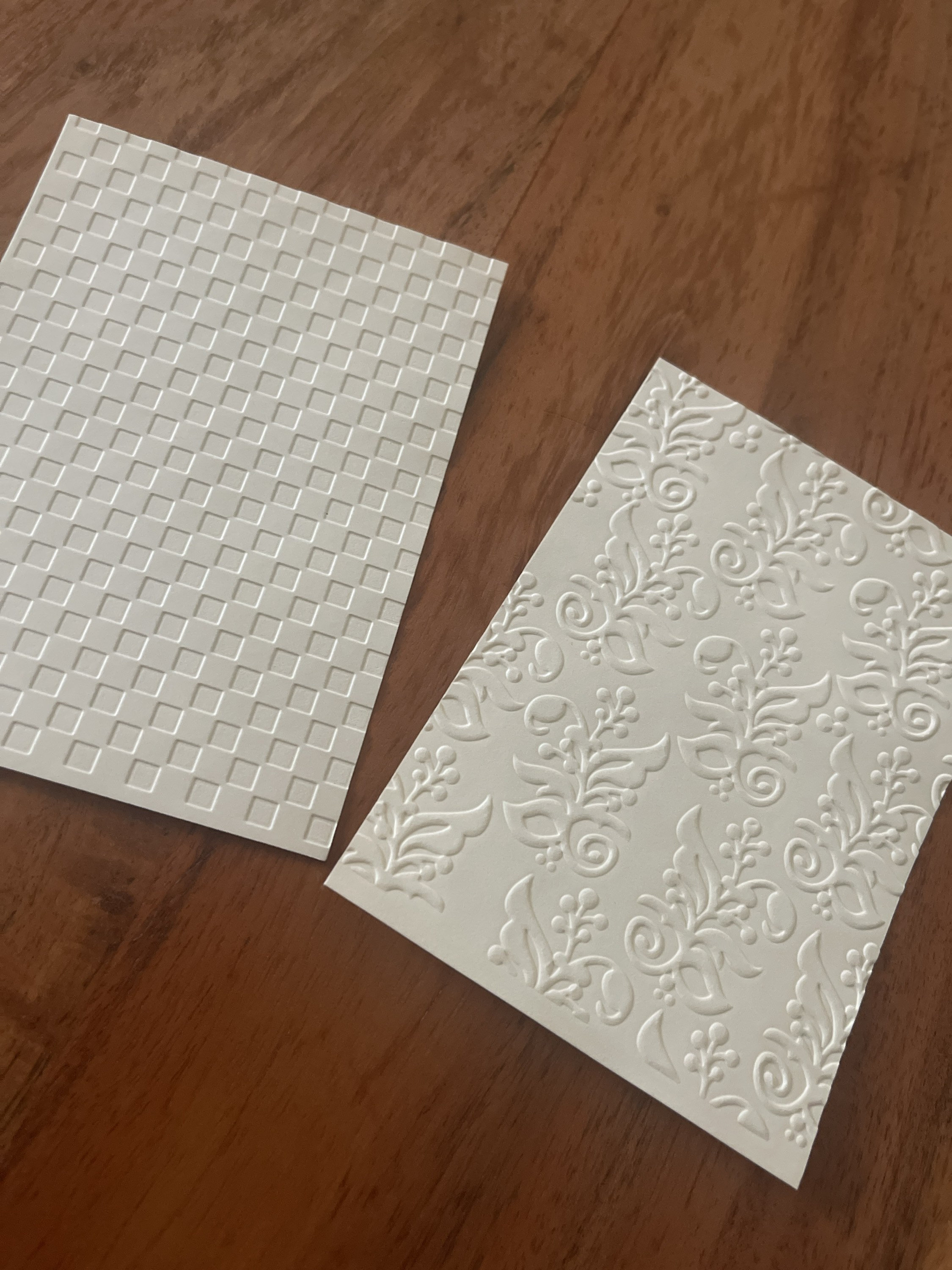 10 Beautiful Cream Colored Embossed Papers Set 1 - Etsy