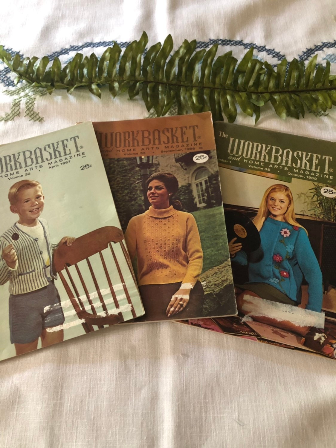 3 Vintage Workbasket and Home Arts Magazines | Etsy