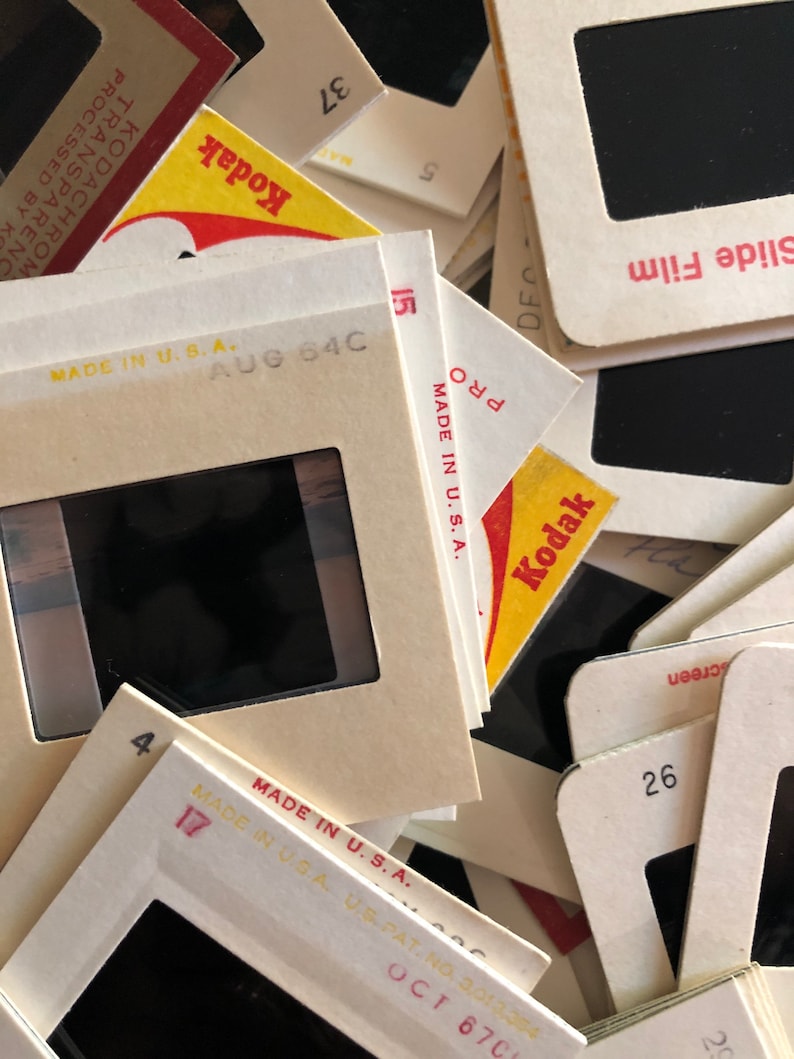 25 Vintage Photo Slides | Etsy