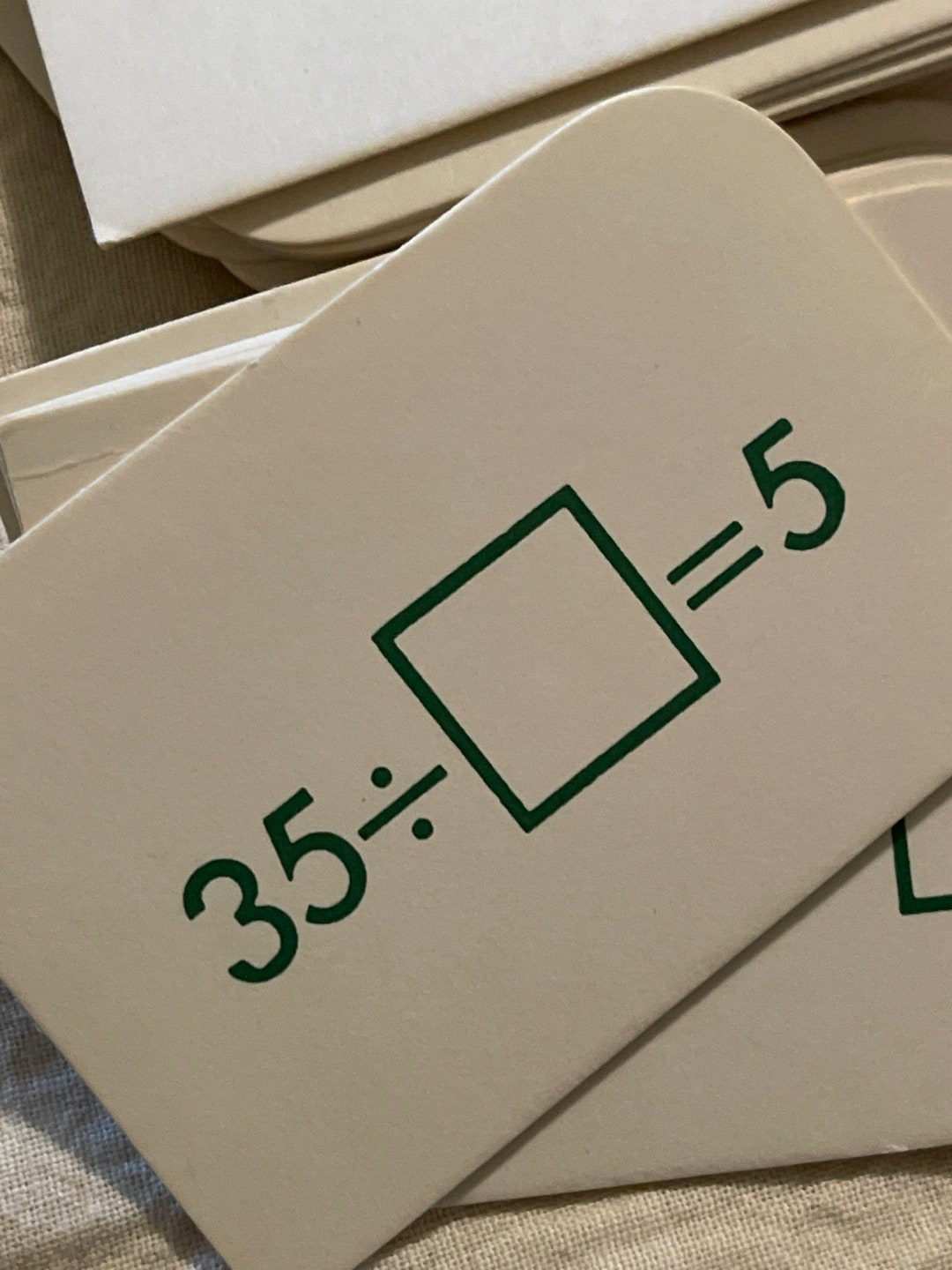 5 Vintage 1966 Mini Flash Cards - Etsy