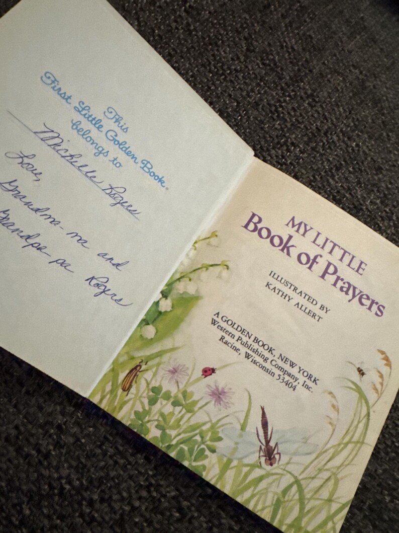 My Little Book of Prayers (A First Little Golden Book) 1982 Smaller ...