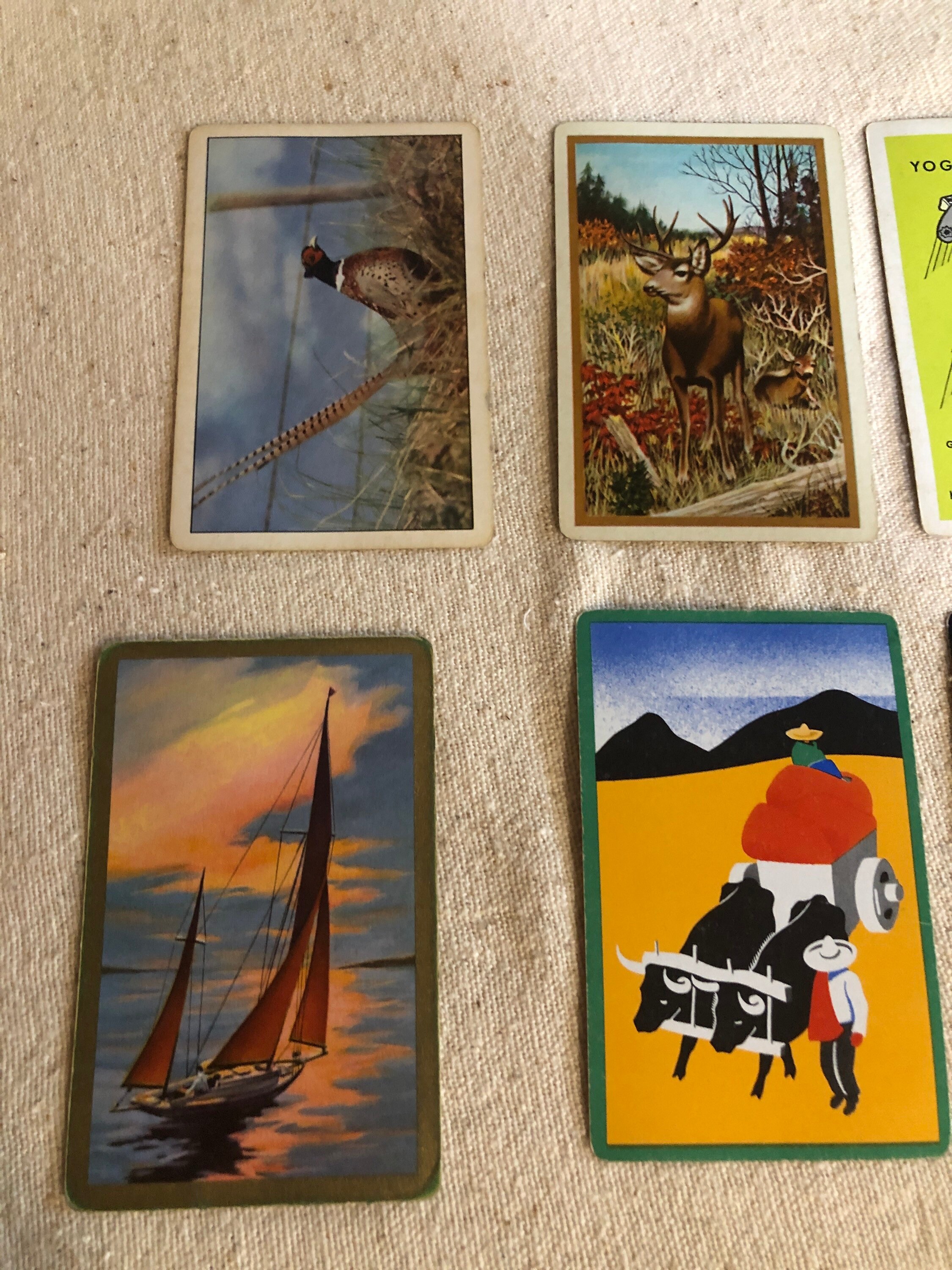 Vintage playing cards set 5 | Etsy