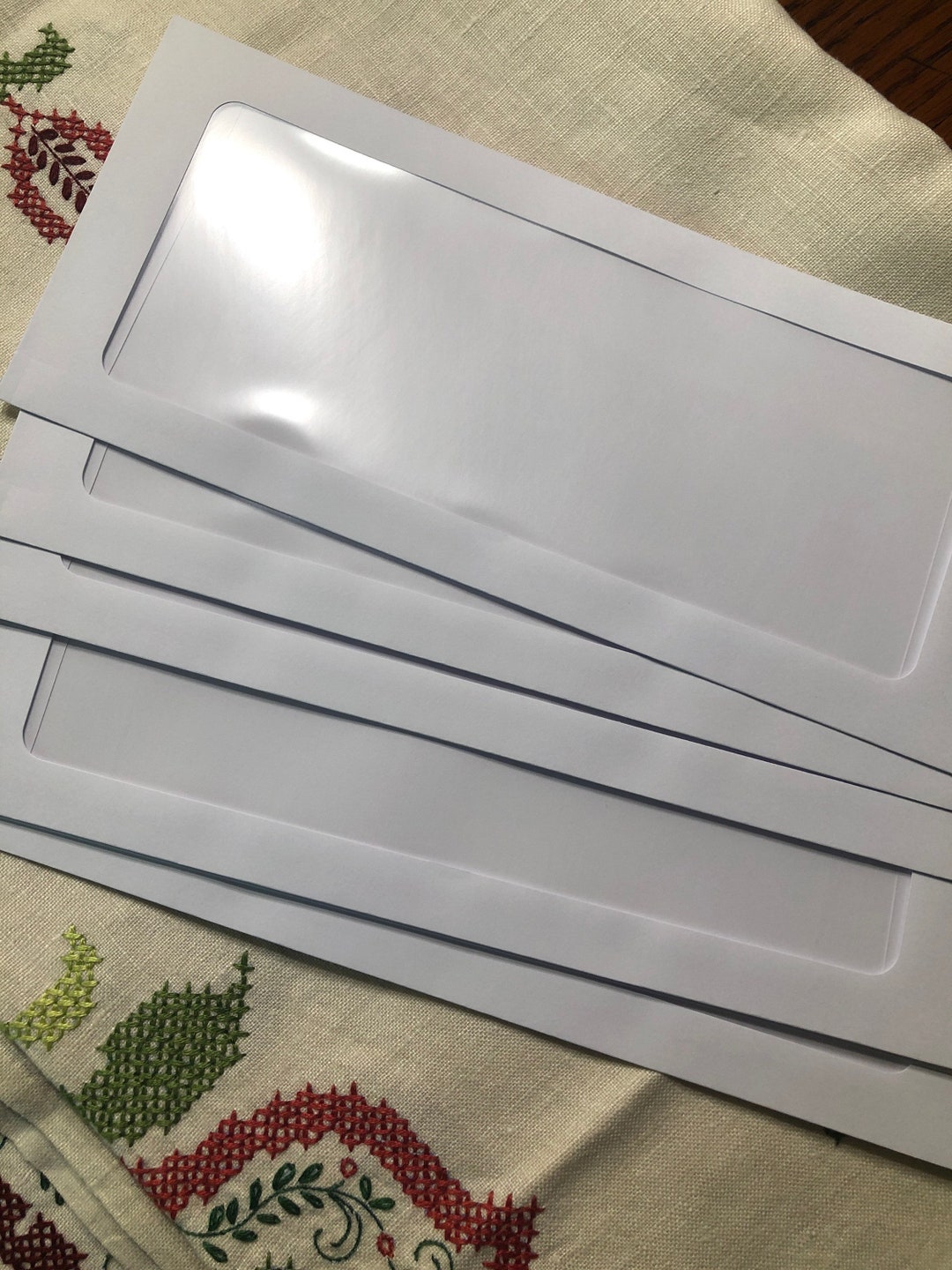5 Full Window Envelopes - Etsy