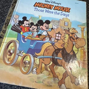Mickey Mouse Those Were the Days (little Golden Book) 1988 - Etsy