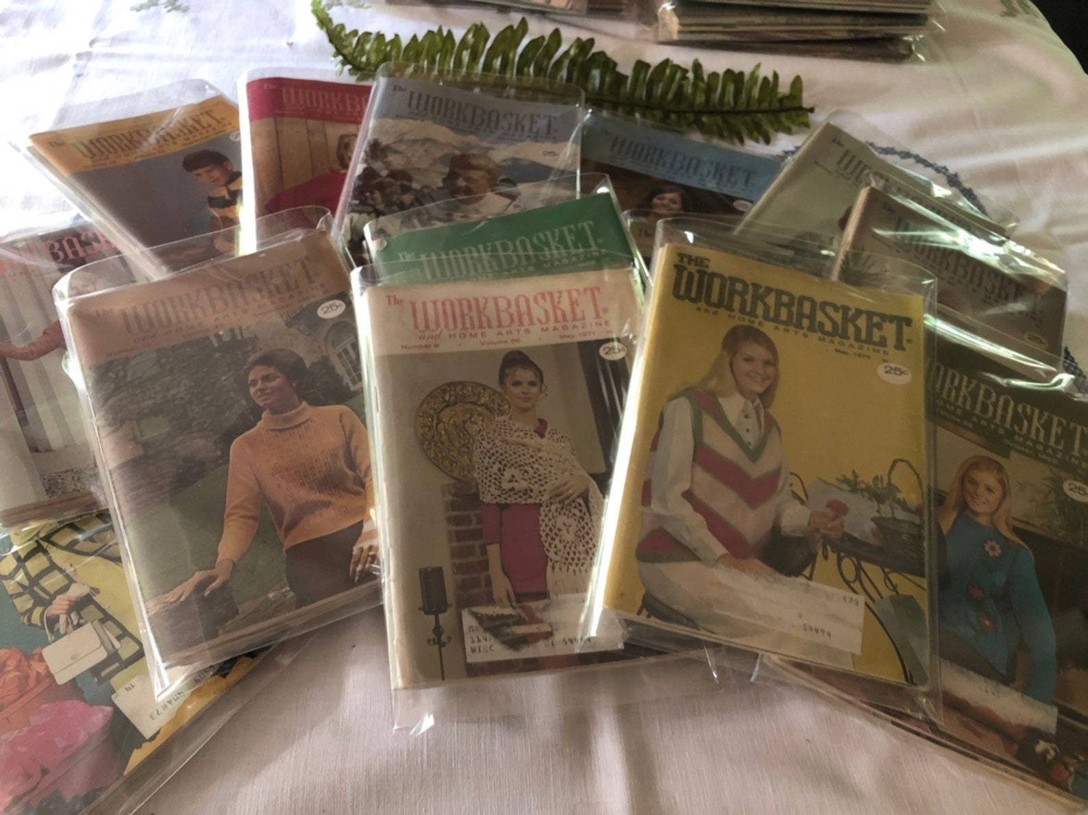 3 Vintage Workbasket and Home Arts Magazines - Etsy