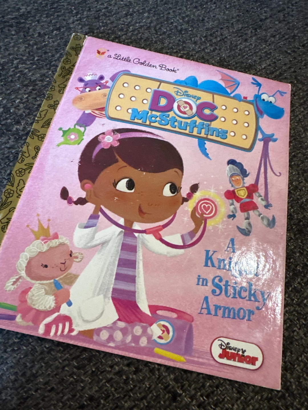 Doc Mcstuffins A Knight in Sticky Armor (little Golden Book) 2012 - Etsy