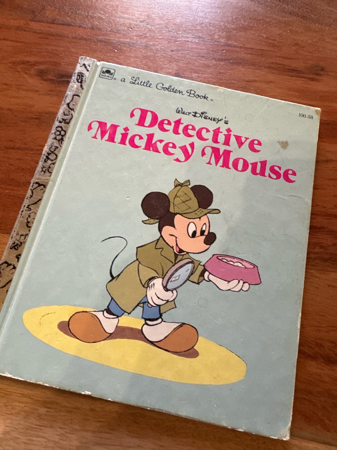Detective Mickey Mouse (A Little Golden Book) 1985 - Etsy