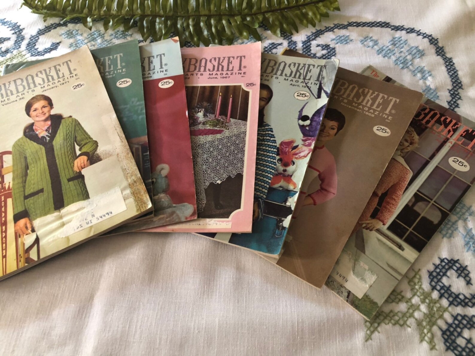 3 Vintage Workbasket and Home Arts Magazines - Etsy