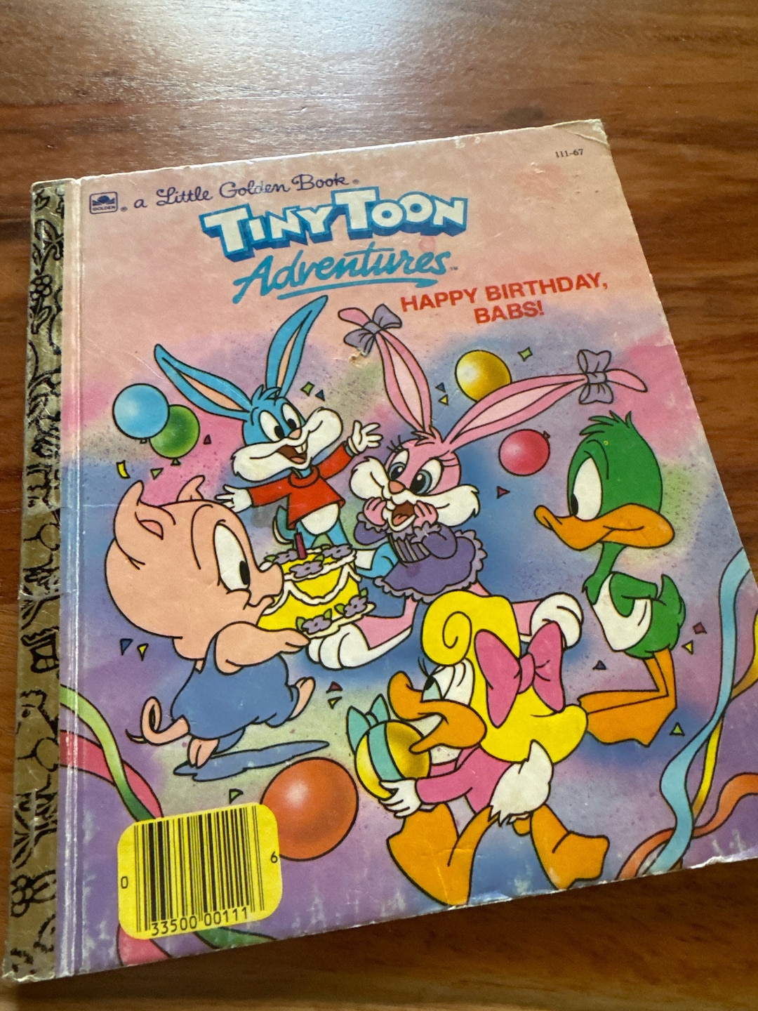 Tiny Toon Adventures Happy Birthday Babs!(a Little Golden Book) 1990 - Etsy