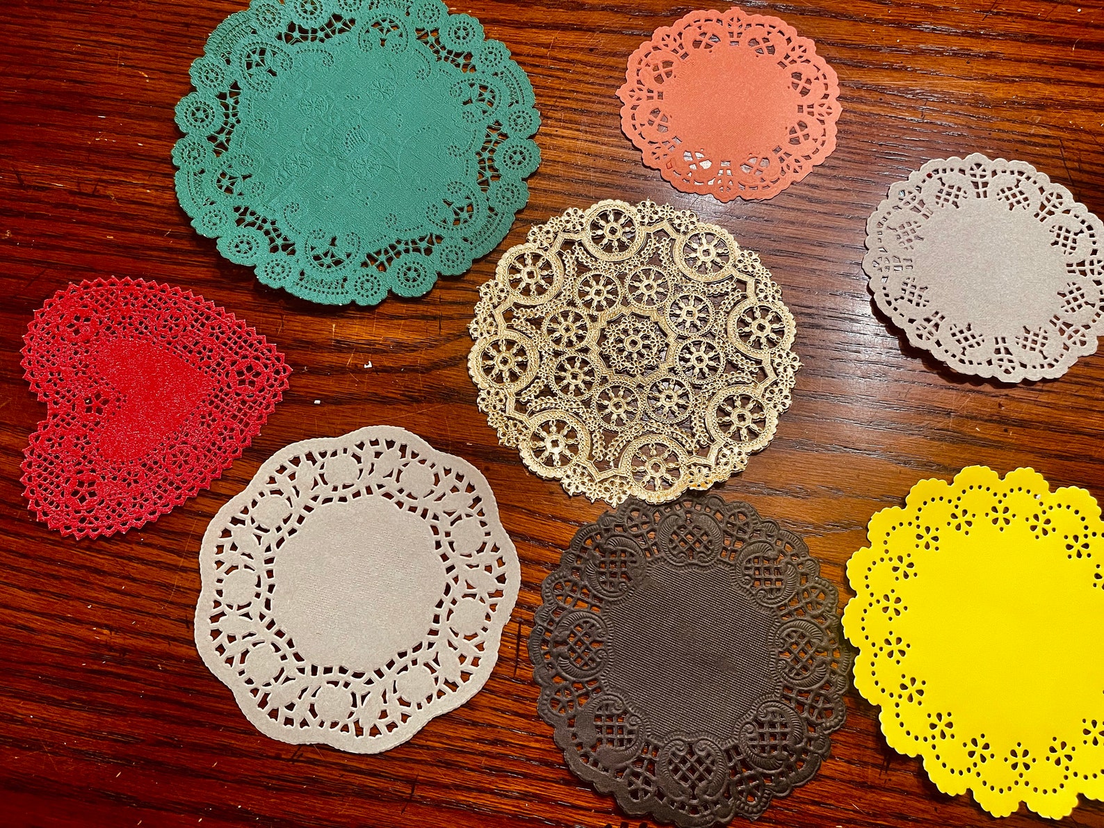 Vintage Paper Doilies, Mixed Shapes & Sizes, Craft Supply (32 Pcs) - Etsy