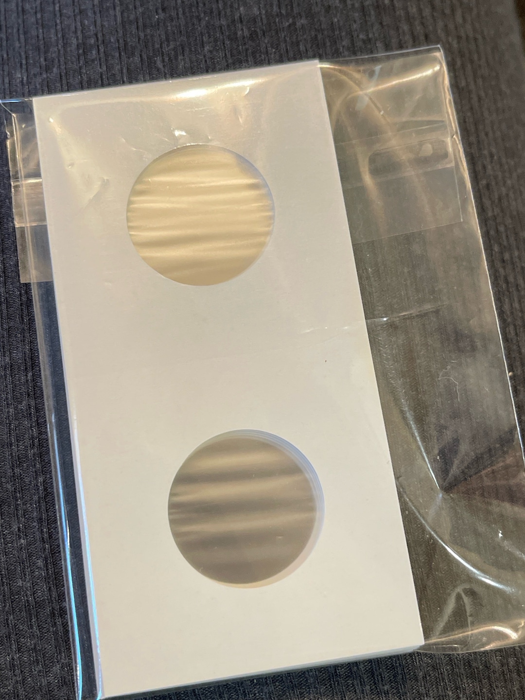 10 Cardboard Coin Flips With Mylar Window - Etsy